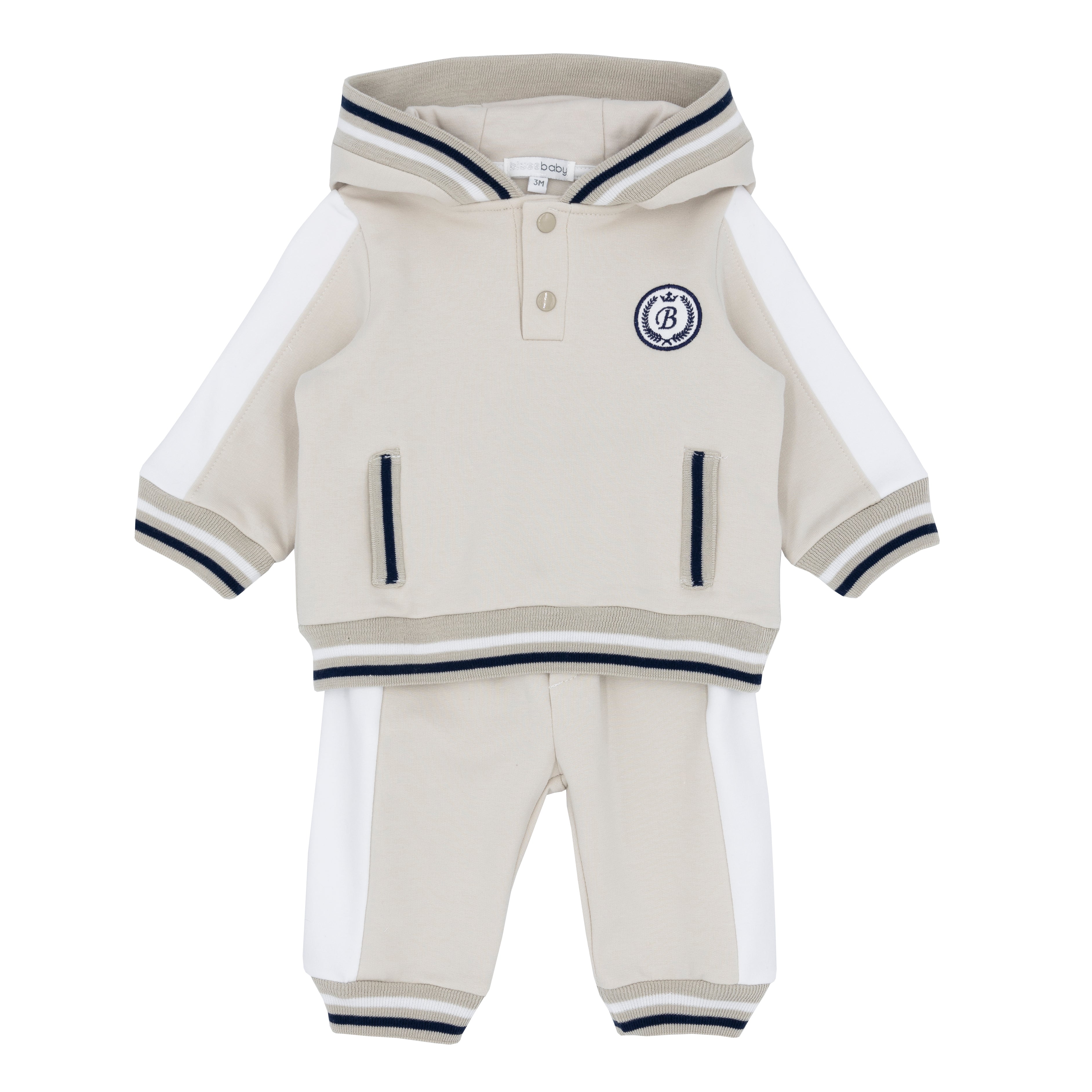 Blues Baby Boys Beige Hooded Jog Set | Autumn Winter Boutique – Kidz ...