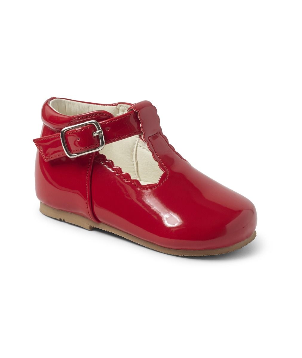 Girls Classic Red T-Bar Shoe – Kidz Emporium